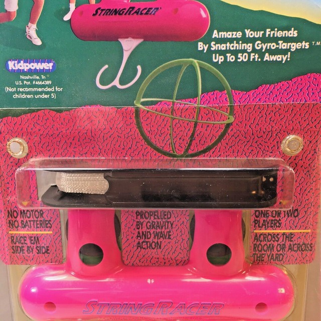 Kidpower String Racer Vintage 80s 90s Flying Zip Line Gravity Toy for ...