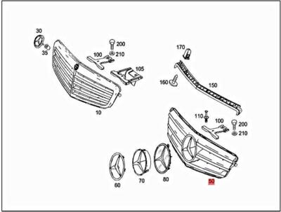 Genuine MERCEDES S204 W204 C-CLASS W204 Estate S204 Trim 2048801083 | eBay
