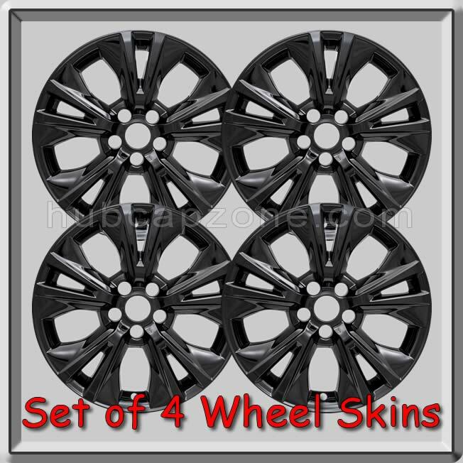 2017-2018 Black Toyota Highlander Wheel Skins Hubcaps 18" Wheel Covers ...