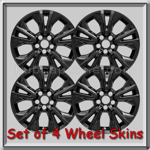 2017-2018 Black Toyota Highlander Wheel Skins Hubcaps 18" Wheel Covers ...