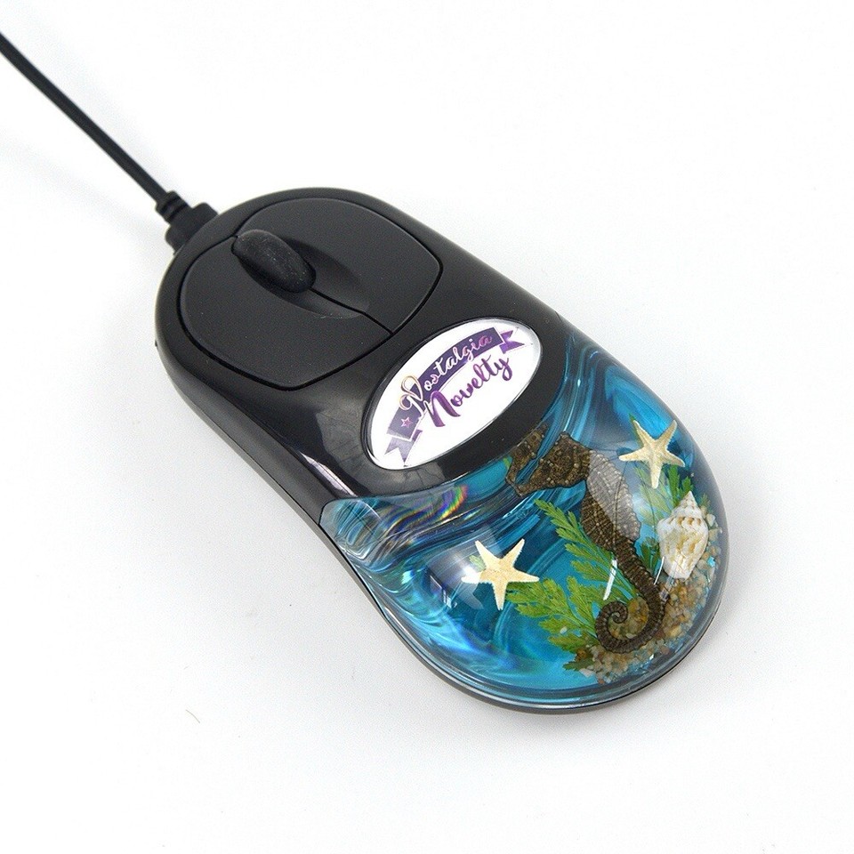 Aqua mouse for Computer - USB, Y2K, Frutiger Aero, Cute Computer RBG ...