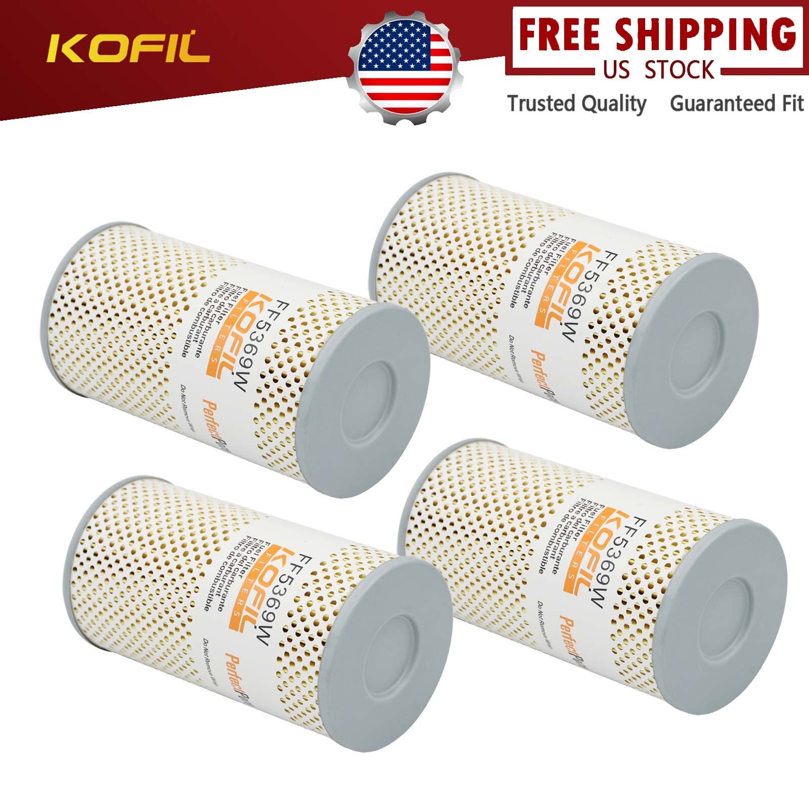 FLEETGUARD FF5369 - Fuel filter cross reference