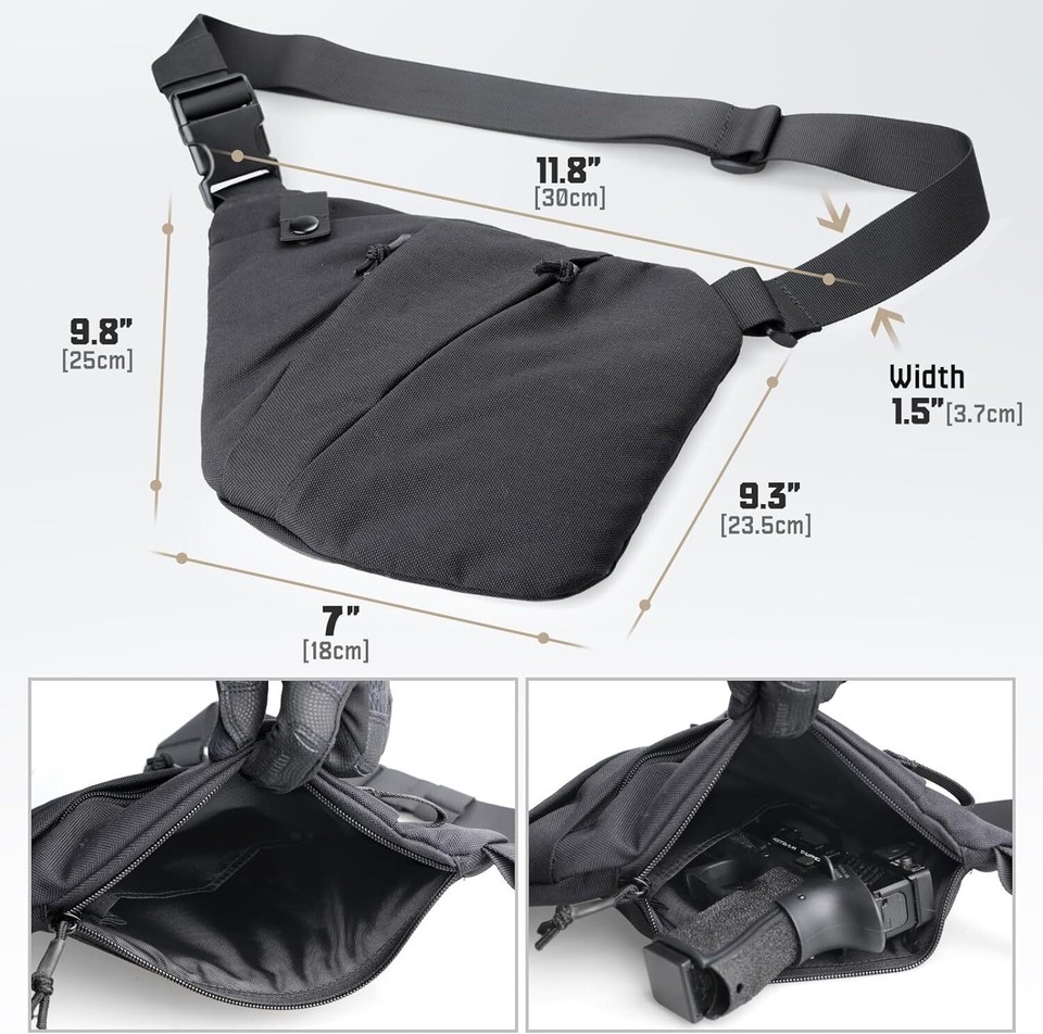 Tactical Shoulder Bag Gun Case Single Bag Gun Bag Pistol Hand Soft ...