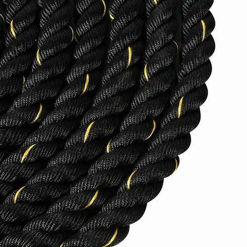 50mm x 9M Heavy Home Gym Battle Rope Power Strength Training Exercise ...
