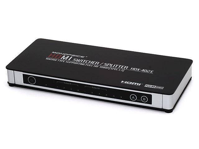 Monoprice 4X2 True Matrix HDMI Switch w Remote Rev. 3.0 for sale online ...