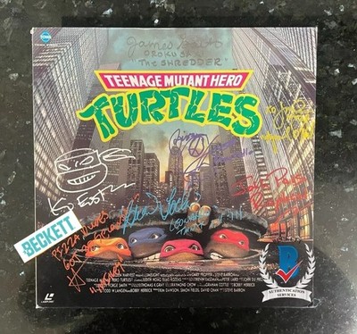 TMNT Cast Signed LP Laserdisc (Japanese) Ninja Turtles Signed Cast ...