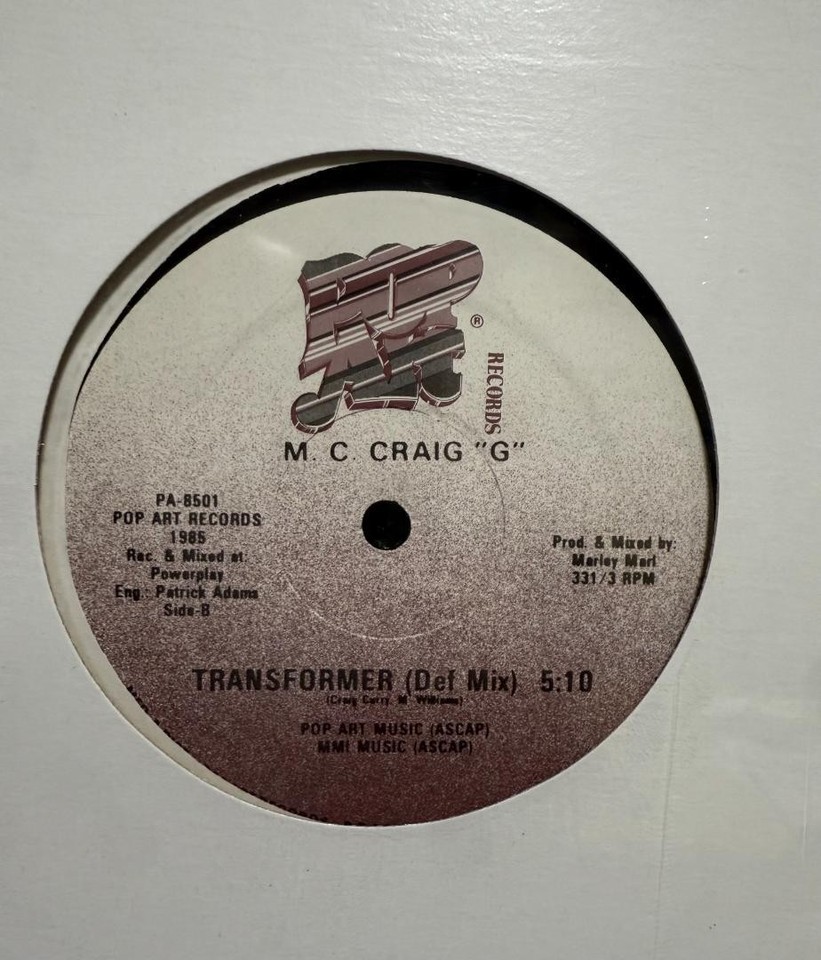 Out Of Print 12Inch M.C. Craig G / Transformer | eBay