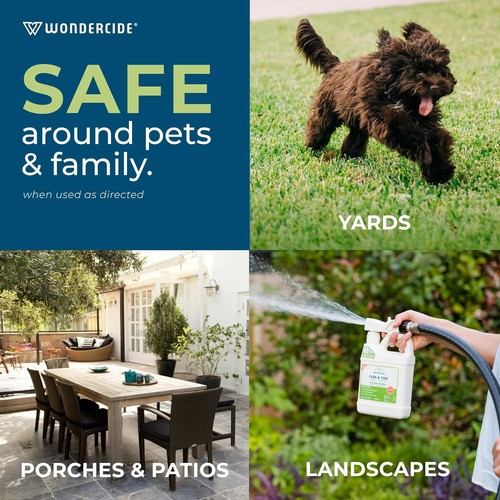 Wondercide - Ready to Use Flea, Tick, and Mosquito Yard Spray with ...