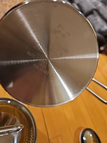 Krona Norpro 18/10 Stainless Steel Inox Rostfrei Glass Drain Lid ...