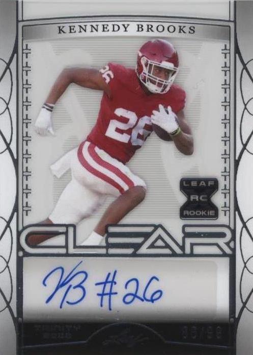 2022 Leaf Trinity - Clear Auto Kennedy Brooks #CA-KB1 Silver /99 (AU ...