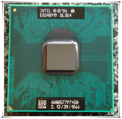 CPU Prozessor Intel Core Duo 2 P7450 2.13/3M/1066 SLB54 für Notebook ...