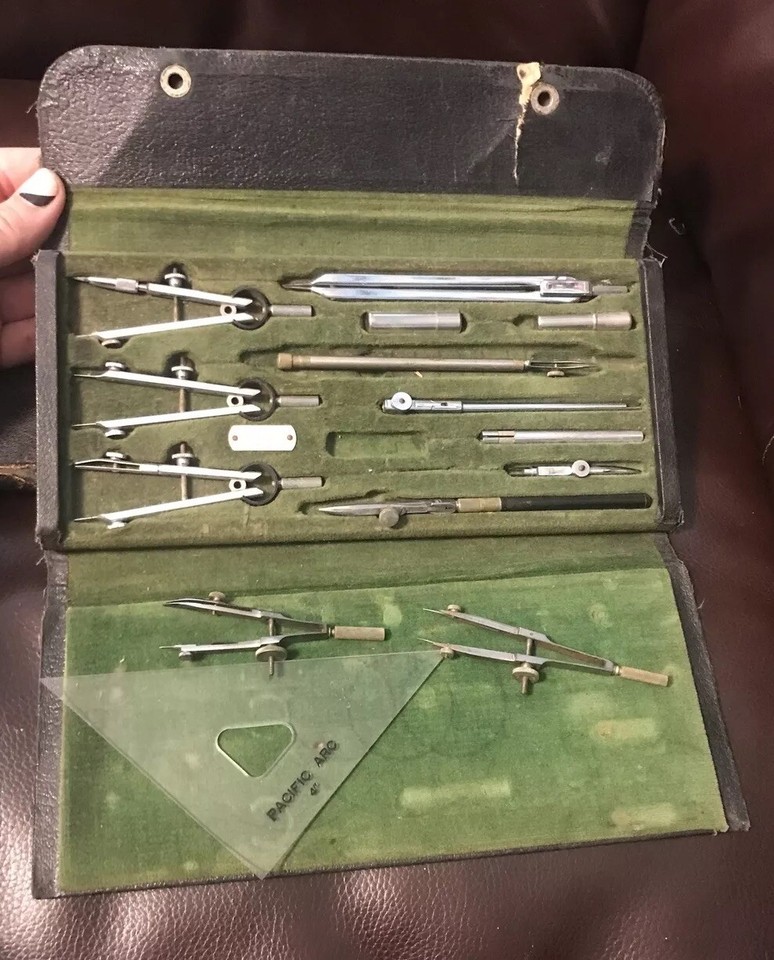 Vintage Lot Of 2 Keuffel & Esser Paragon Drafting Sets, Incomplete | eBay