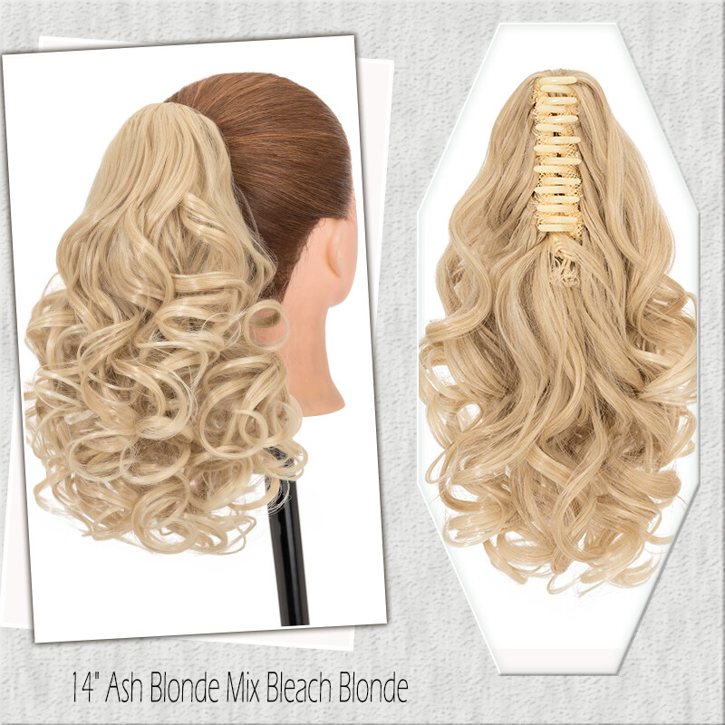 Highlight Thick Real Claw Ponytail Clip In Hair Extensions Pony Tail As ...