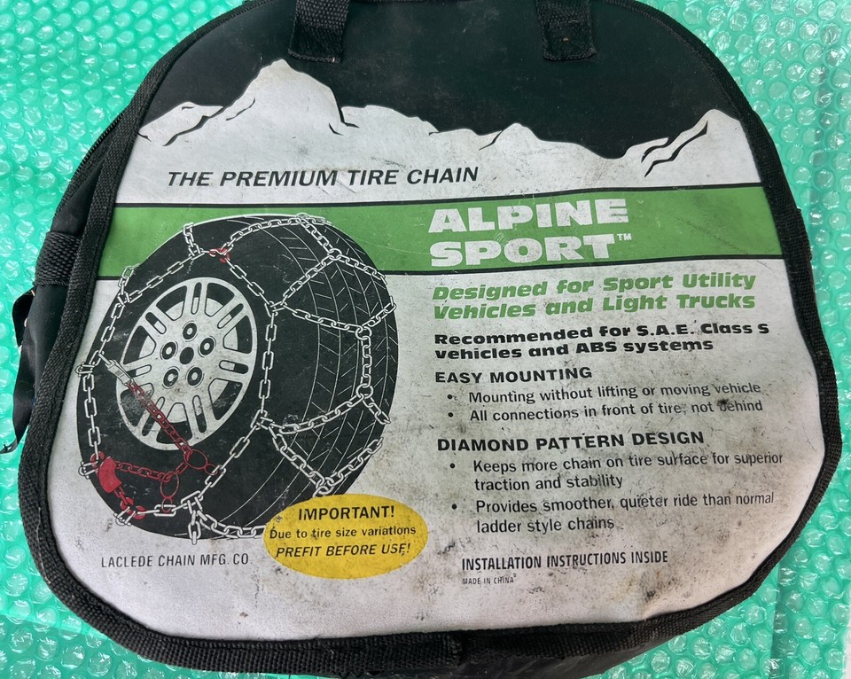 Laclede Alpine Sport Light Truck and SUV Hoop Style Tire Chains | eBay