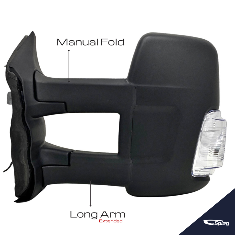 Long Arm Driver Side Mirror for 2015-24 FORD TRANSIT Cargo Van with ...