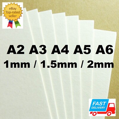 A4 A3 A2 Card Sheets Backing Paper Board Kraft Model Mount Arts Crafts ...