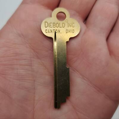 Diebold 17542 Key Blank PARA CST 0.08" T x 0.375" W Nickel Silver USA ...