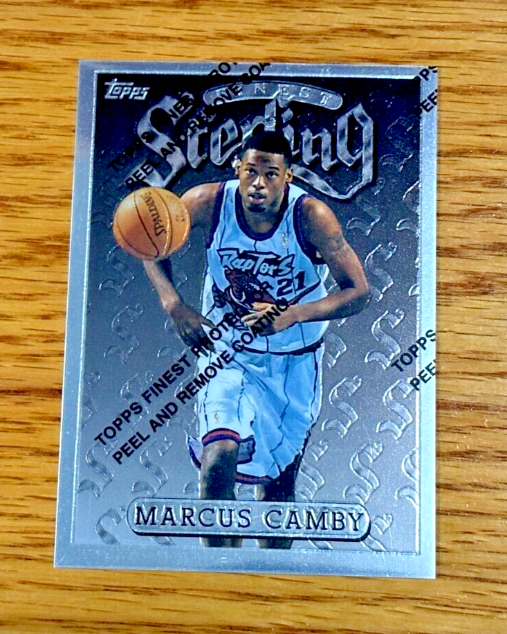 MARCUS CAMBY 1996-97 Topps Finest #258 Rookie RC Silver With Protective ...