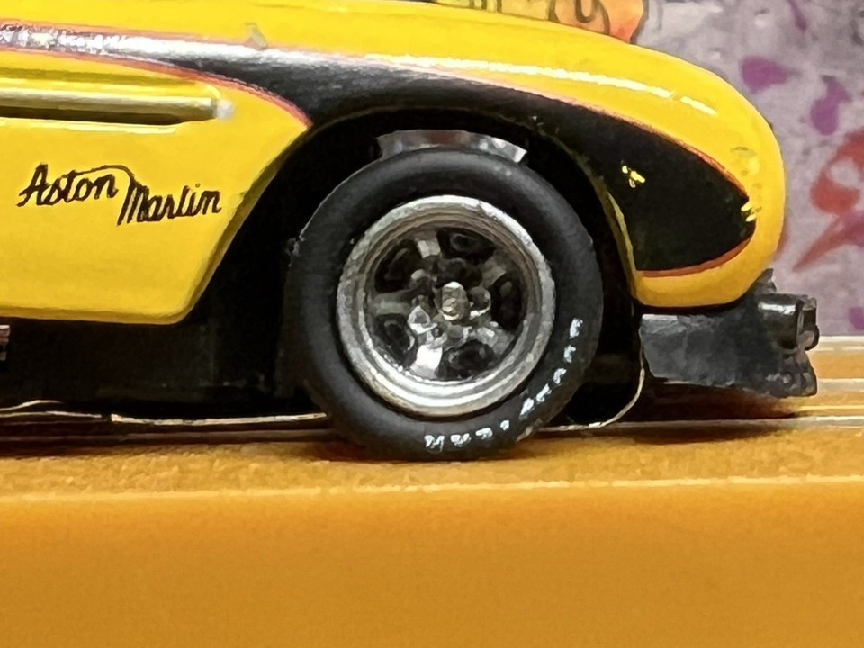 Custom 4 Gear Hot Wheels Aston Martin Salt Flat Speed Racer Slot Car ...