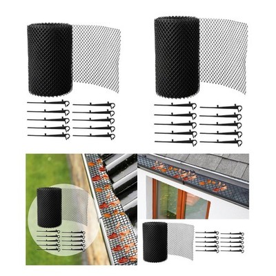 Gutter Guard Roll Sturdy Gutter Leaf Twig Branch Filter Gutter ...