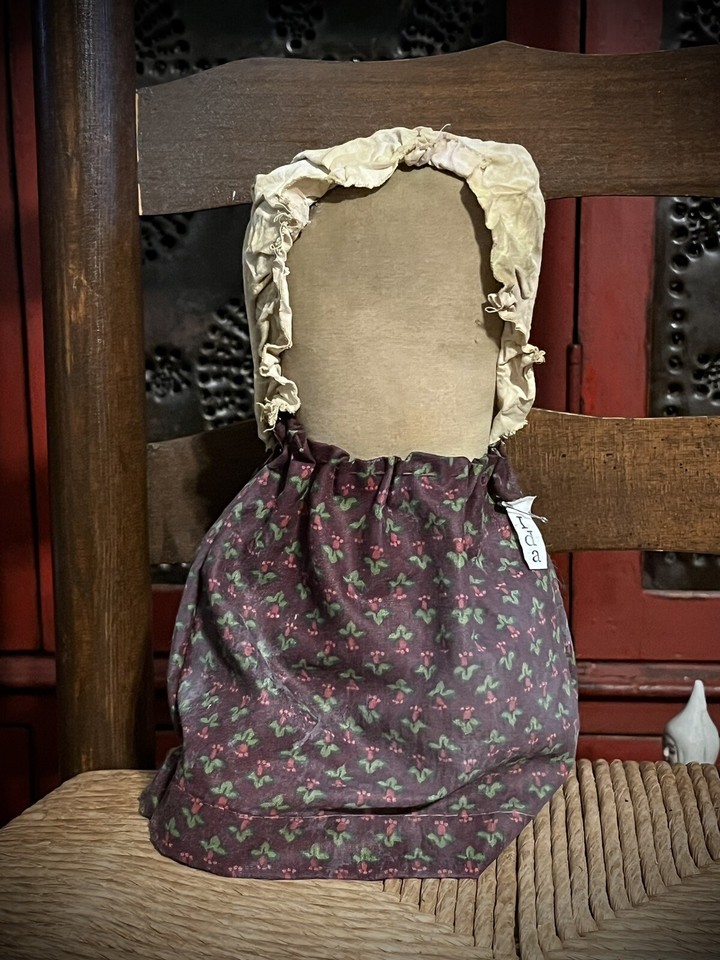 Grubby Primitive Rustic Easter Bunny w Pink Polka Dot Egg Doll 10 ...