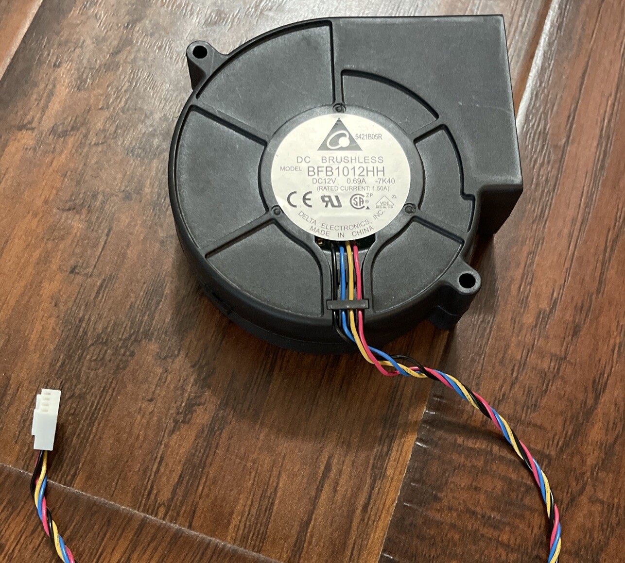 DC Brushless BFB1012HH Server Blower Fan- FAN-0038L4 4 PIN Screws And ...