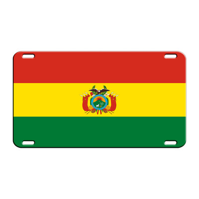 Bolivia Country Flag License Plate Home Wall Decor Novelty Aluminum ...
