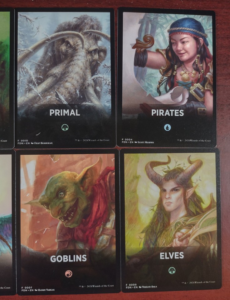FOUNDATIONS Beginner Box Front Card Set of 10 ~mtg Deck Identifier | eBay