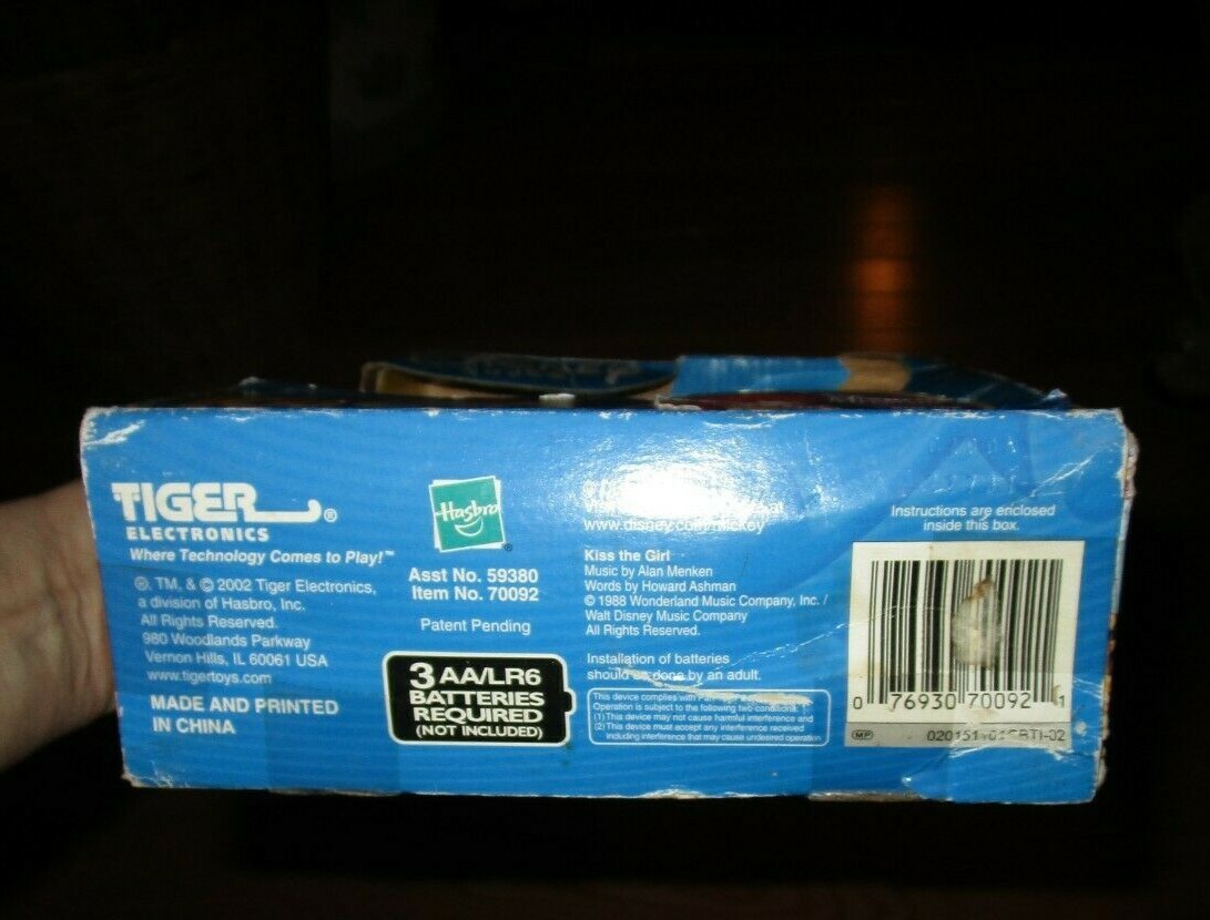 Hasbro TIGER ELECTRONICS KID CLIPS DISNEY TUNES Jukebox LITTLE MERMAID ...