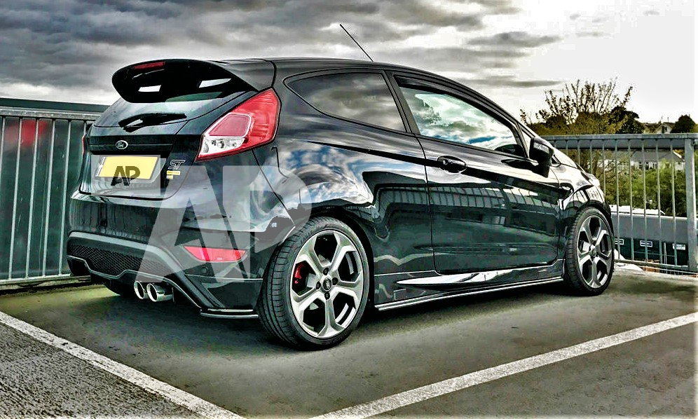 Ford Fiesta 'ST Look' Style MK7 MK7.5 Carbon Fibre Rear Boot Roof ...