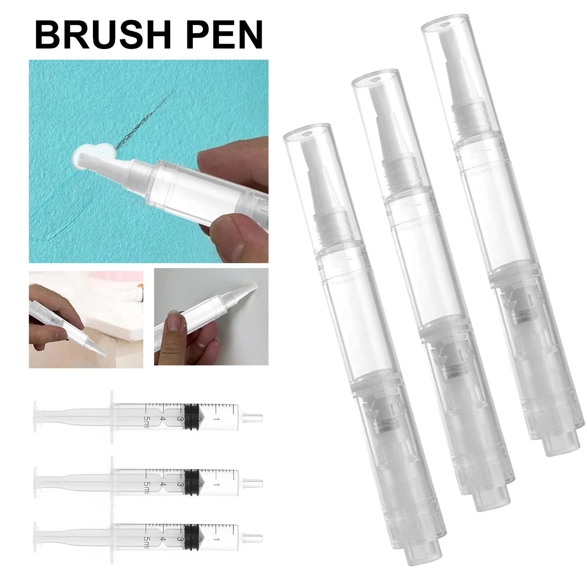 TCP Global Fillable 2-in-1 Paint Touch-Up Applicator Pens, 44% OFF