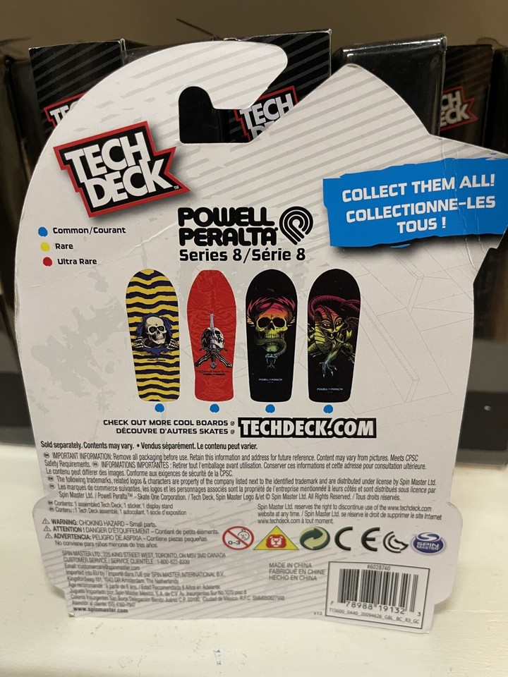 Tech Deck Powell Peralta Classic Collectors Ray Rodriguez Skull & Sword Series 8 | eBay