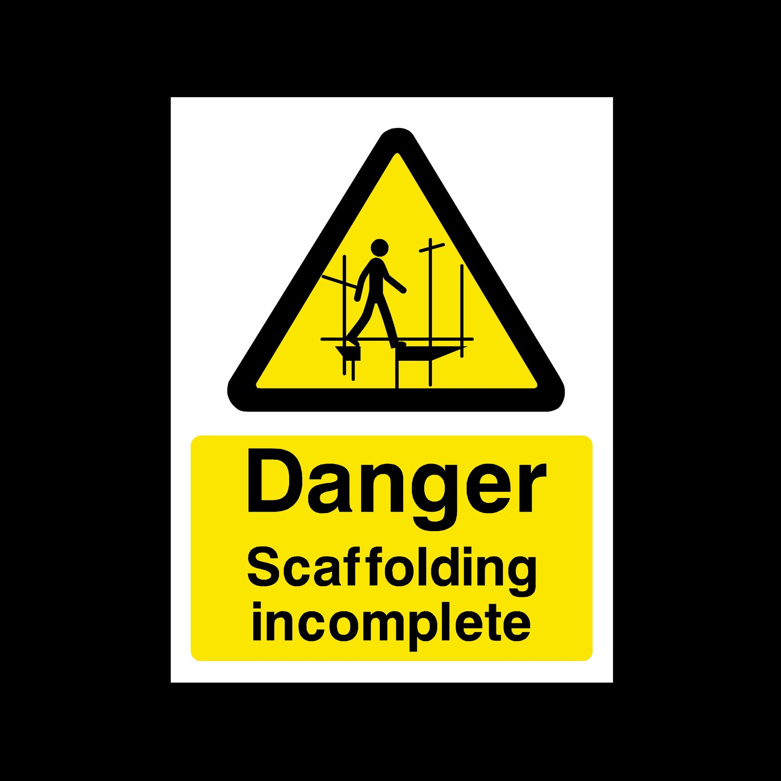 Construction Site Signs - Sticker or 6mm Correx Sign - Site Safety ...