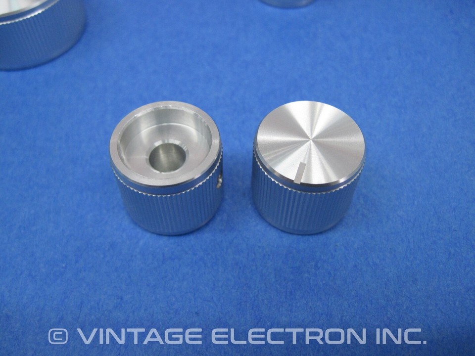 NEW Replacement DYNACO Knob Set - SILVER Machined Aluminum (SCA-35 Tube Int Amp) | eBay