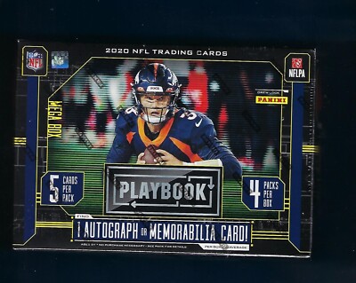 2020 PANINI PLAYBOOK FOOTBALL MEGA BOX NEW FACTORY SEALED JOE BURROW ...