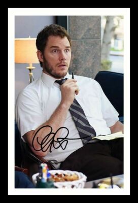 Chris Pratt - Parks And Recreation Autograph Signed & Framed Photo | eBay