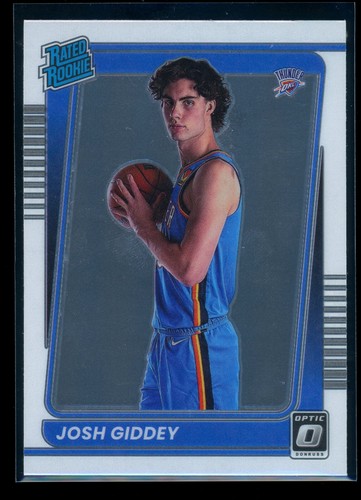 2021-22 Panini Donruss Optic Rated Rookie Base #152 Josh Giddey Thunder ...