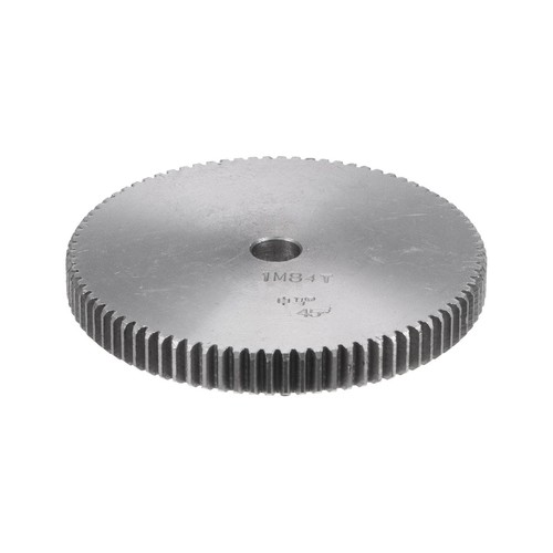 Straight Spur Gear 10mm Inner Aperture 84T 1 Module 45# Steel Motor ...