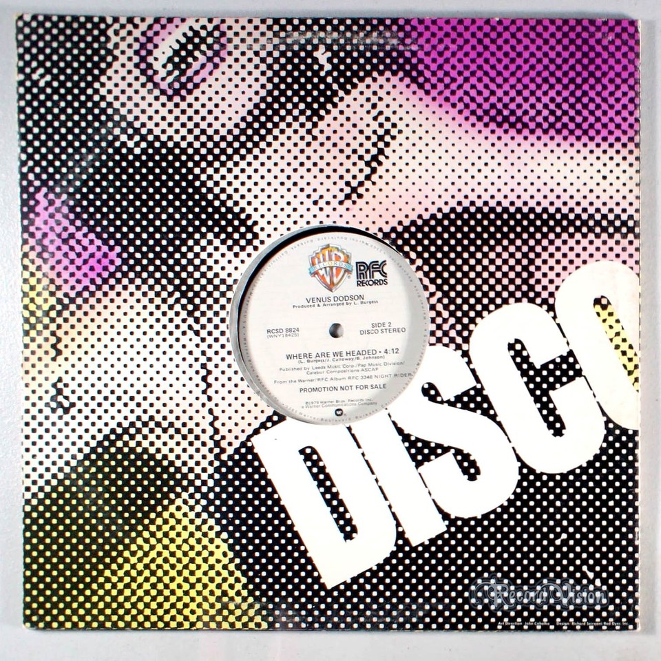 Venus Dodson - Night Rider (1979) Vinyl 12" Single • R&B Disco Remix | eBay