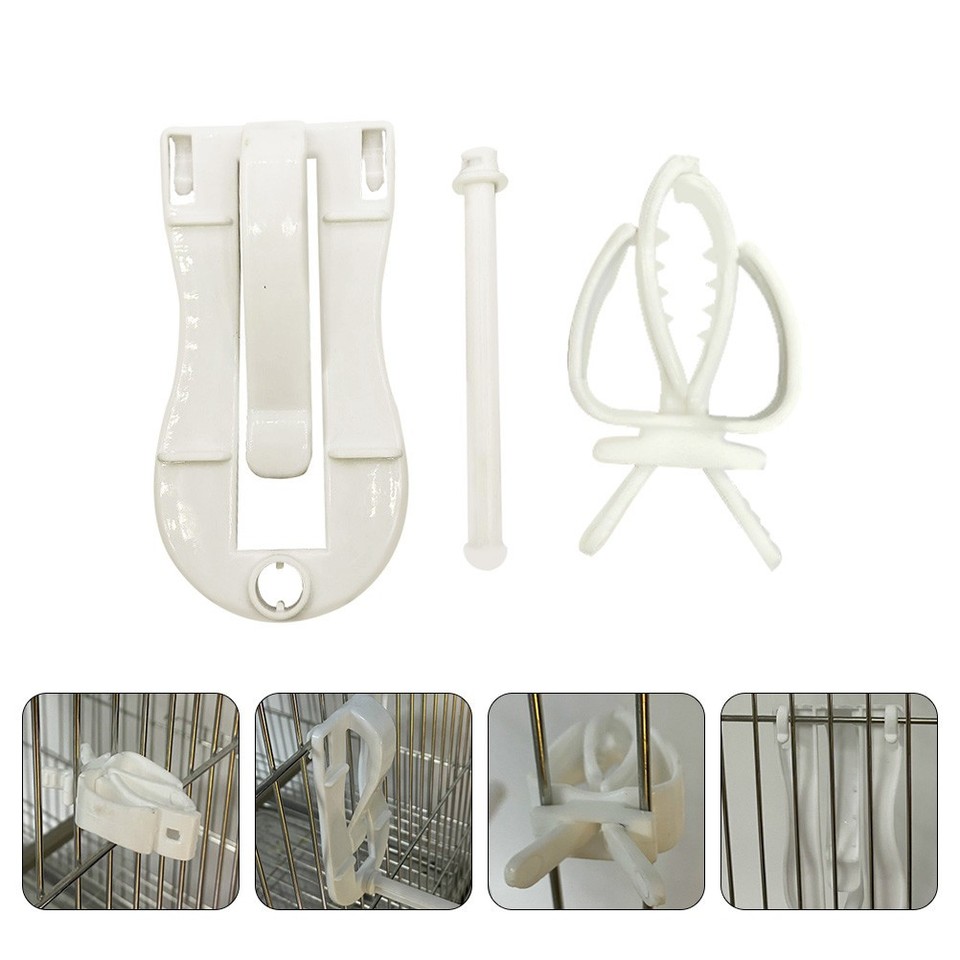 2pcs Parrot Clamp Bird Cage Fixed Clip Bird Cage Accessory for Parrot ...