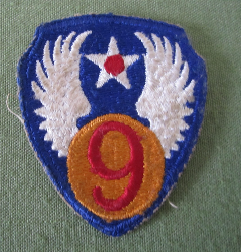 Original WW2 United States Army Air Corp, 9th Air Force Patch, 100% ...