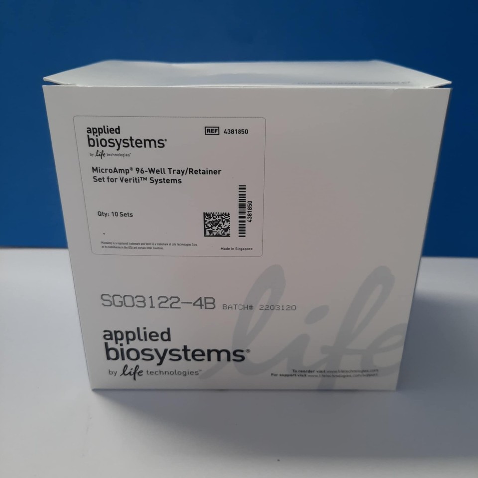 Applied Biosystems 4381850 MicroAmp 96-Well Tray Set for Veriti Systems ...