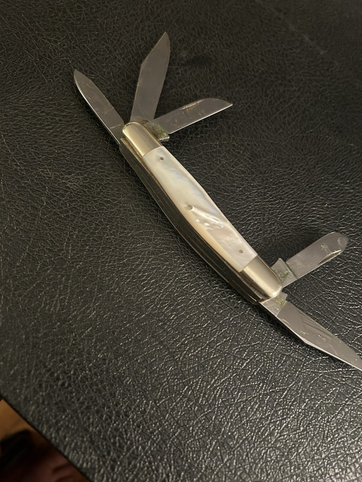 Fight N Rooster Gem Capital 1981 1 Of 250 5 Blade Vintage Pocket Knife ...