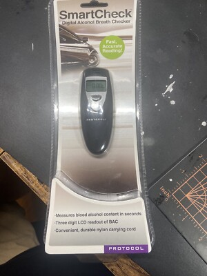 New-Smart Check Digital Alcohol Breath Checker-Fast Accurate Reading ...