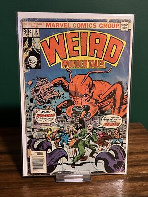 Weird Wonder Tales # 18 Marvel Comics 1976 Monster/Science Fiction ...