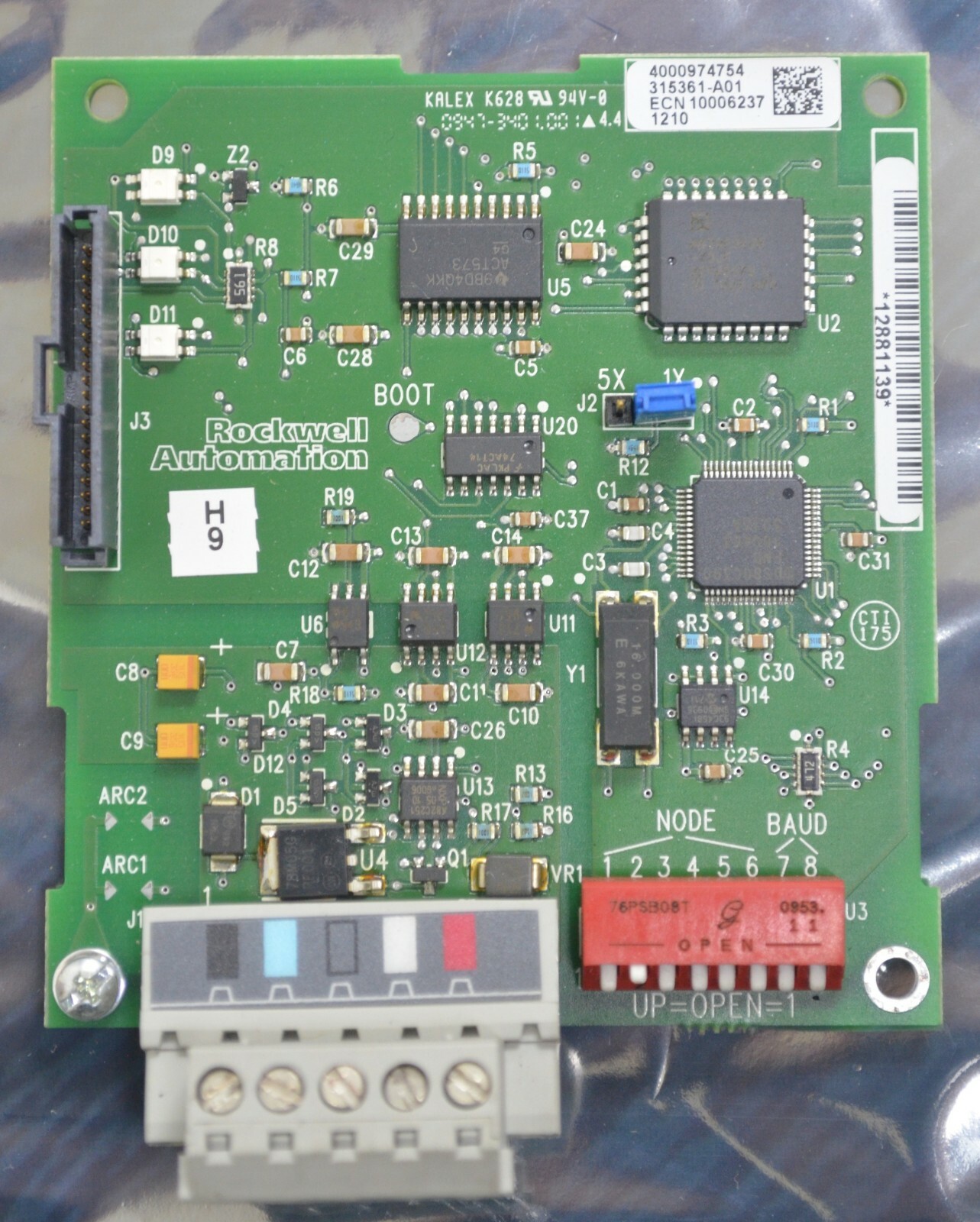 ALLEN-BRADLEY 22-COMM-D SERIES A FIRMWARE V1.010 POWERFLEX DEVICENET ...