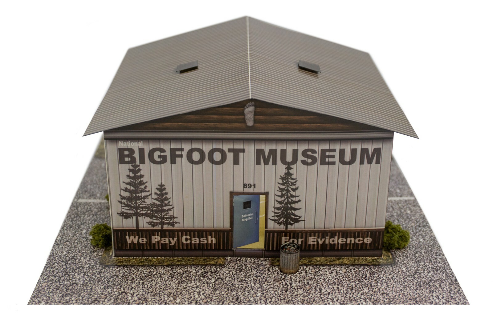 1/48 Bigfoot Museum Model Build Kit, Bigfoot Memorabilia, Sasquatch ...
