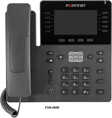 Fortinet FortiFone 480 FON-480B High end IP Phone with 4.3" Color ...