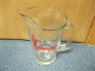 Slim Jim Glass Pitcher | eBay