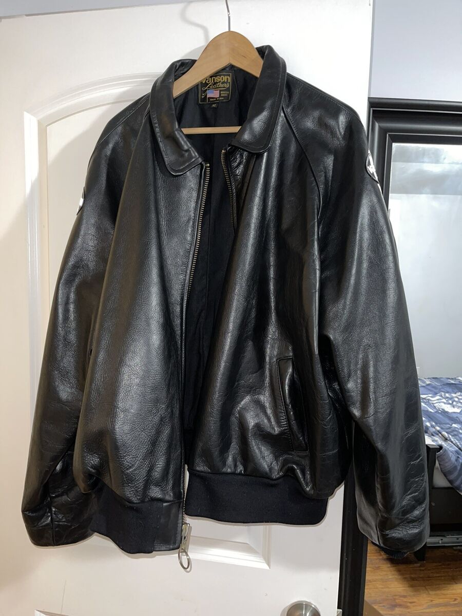 Vanson Leather Jacket. With Star On Back (rare) | eBay Vanson Leather Jacket. With Star On Back (rare) | eBay